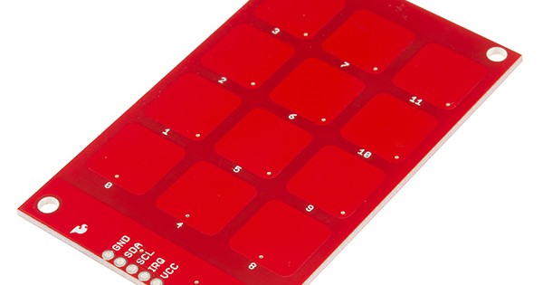 Sparkfun MPR121 Capacitive Touch Keypad