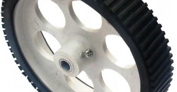 Robot Wheel Wide 10x2 - 100mm Dia x 20mm